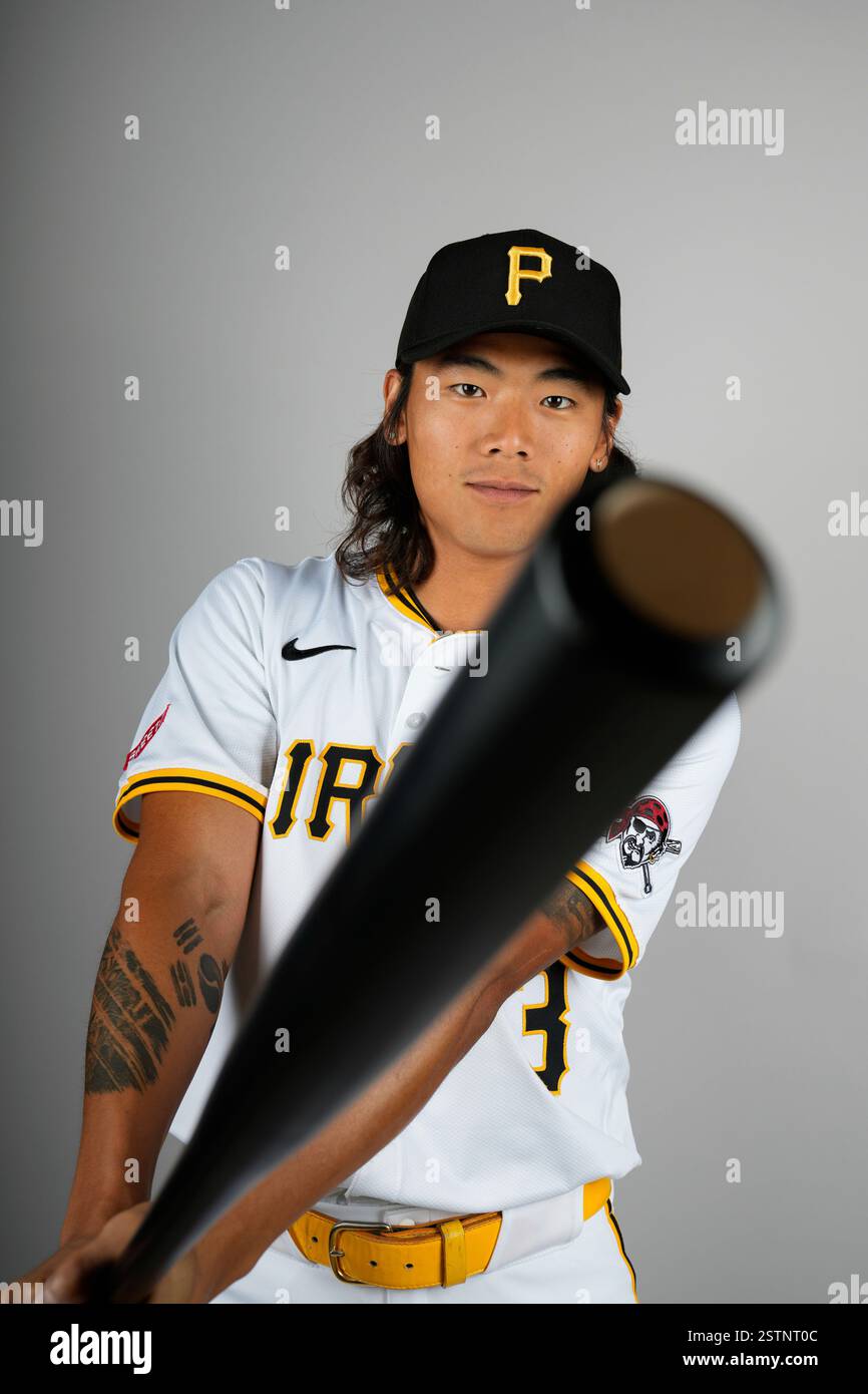 This is a 2025 photo of Ji Hwan Bae of the Pittsburgh Pirates baseball ...