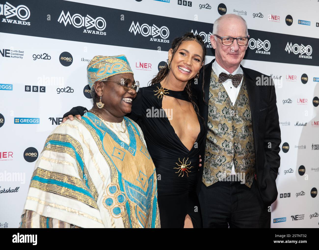 Newcastle, United Kingdom. 18th February 2025. Vick Hope's parents join ...