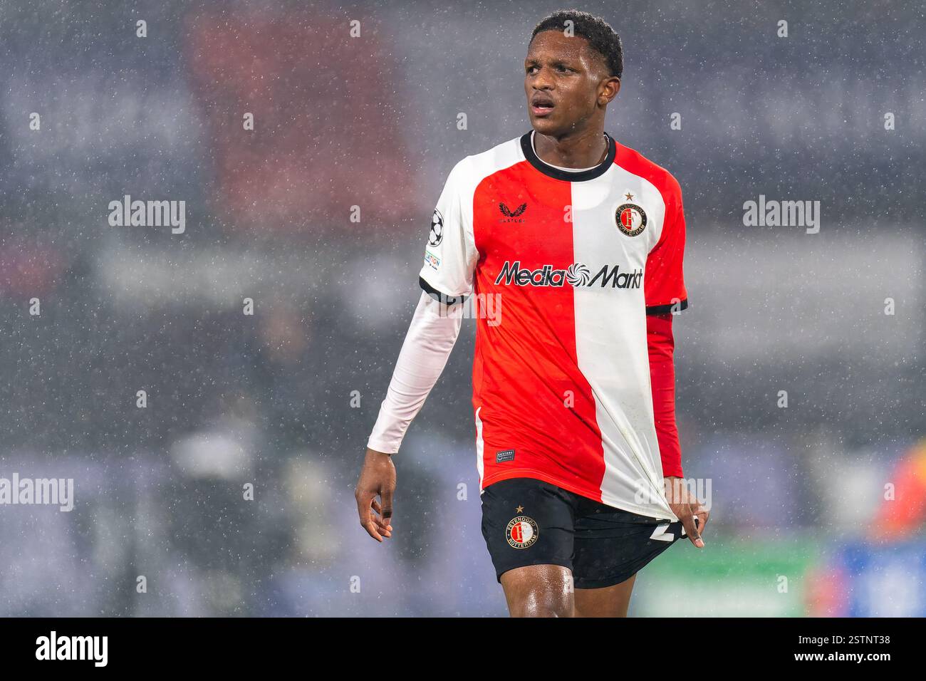 ROTTERDAM, NETHERLANDS - FEBRUARY 12: Antoni Milambo of Feyenoord ...