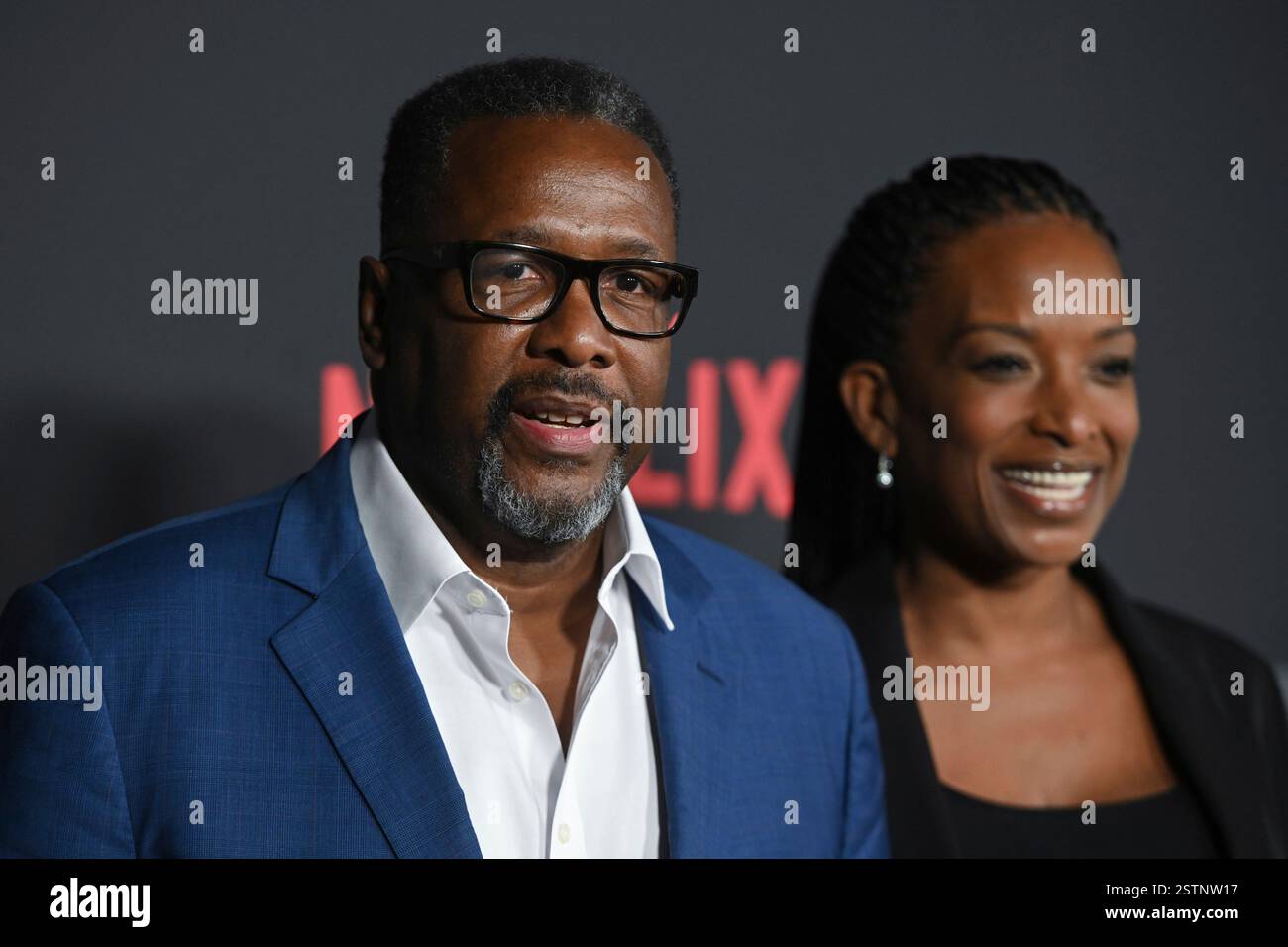 Photo by: NDZ/STAR MAX/IPx 2025 2/18/25 Wendell Pierce and Erika Woods ...