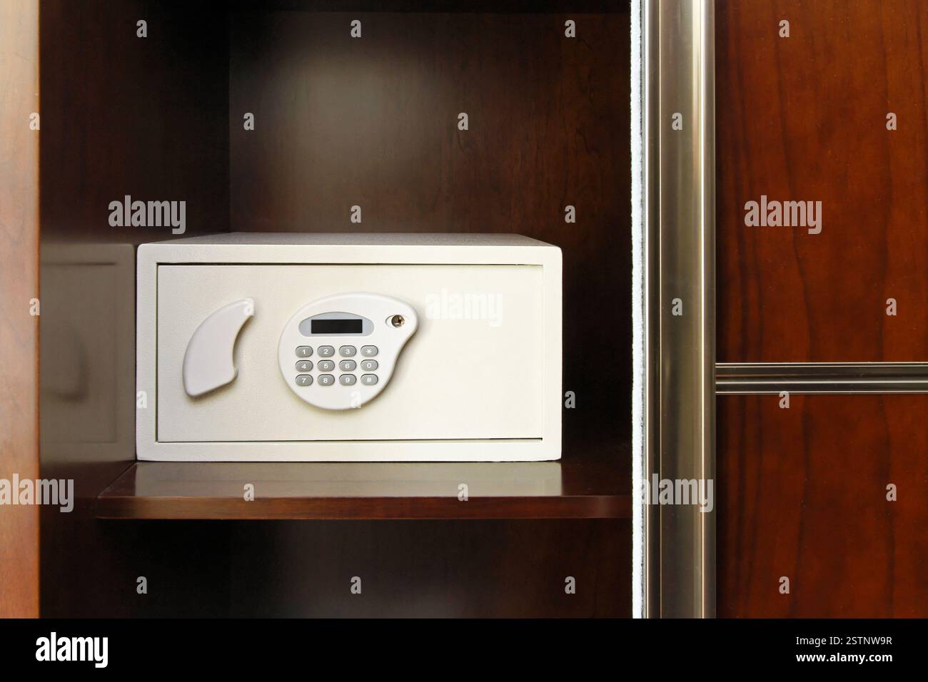 Box secure lock buttons hi-res stock photography and images - Alamy