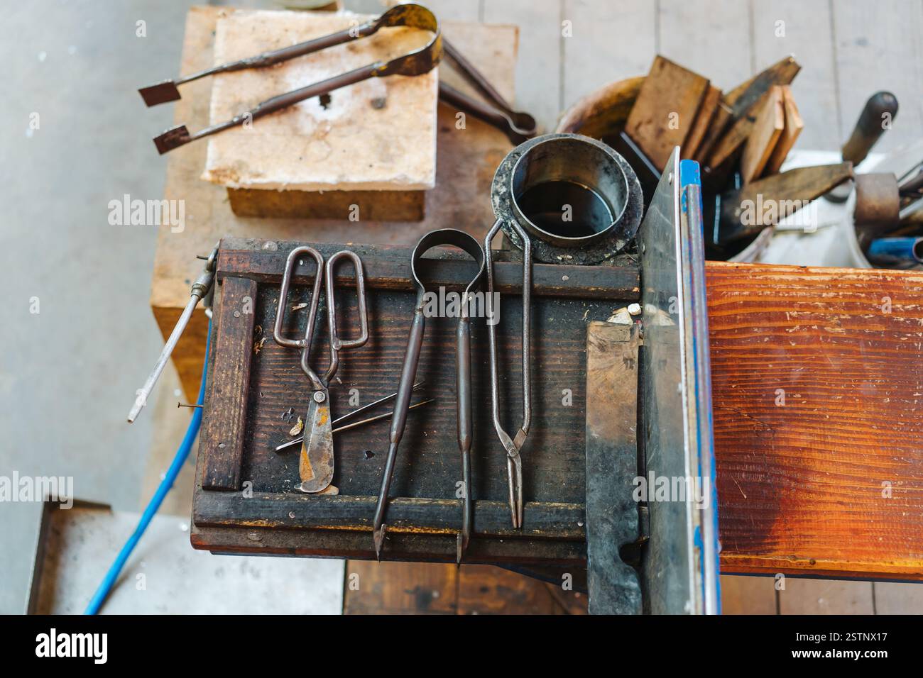 Glassblowing tools hi-res stock photography and images - Alamy