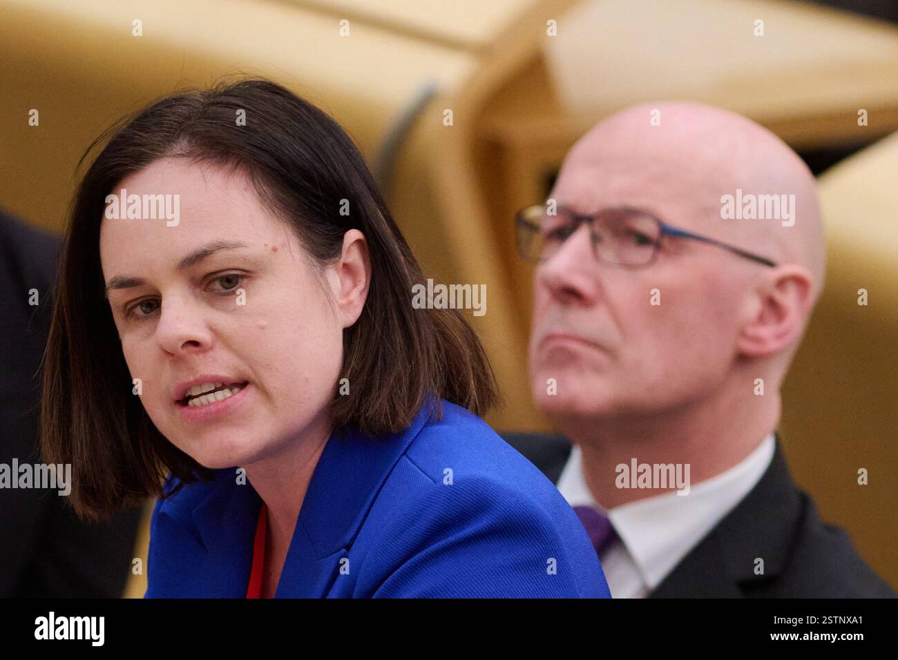 Edinburgh Scotland, UK 19 February 2025. Deputy First Minister Kate ...