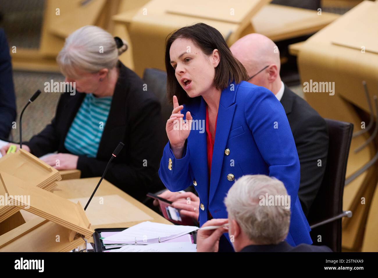 Edinburgh Scotland, UK 19 February 2025. Deputy First Minister Kate ...