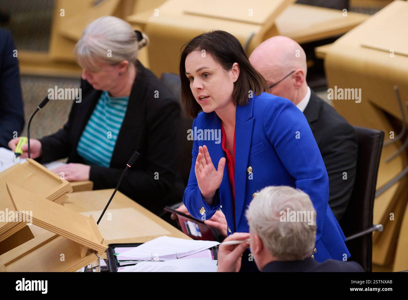 Edinburgh Scotland, UK 19 February 2025. Deputy First Minister Kate ...