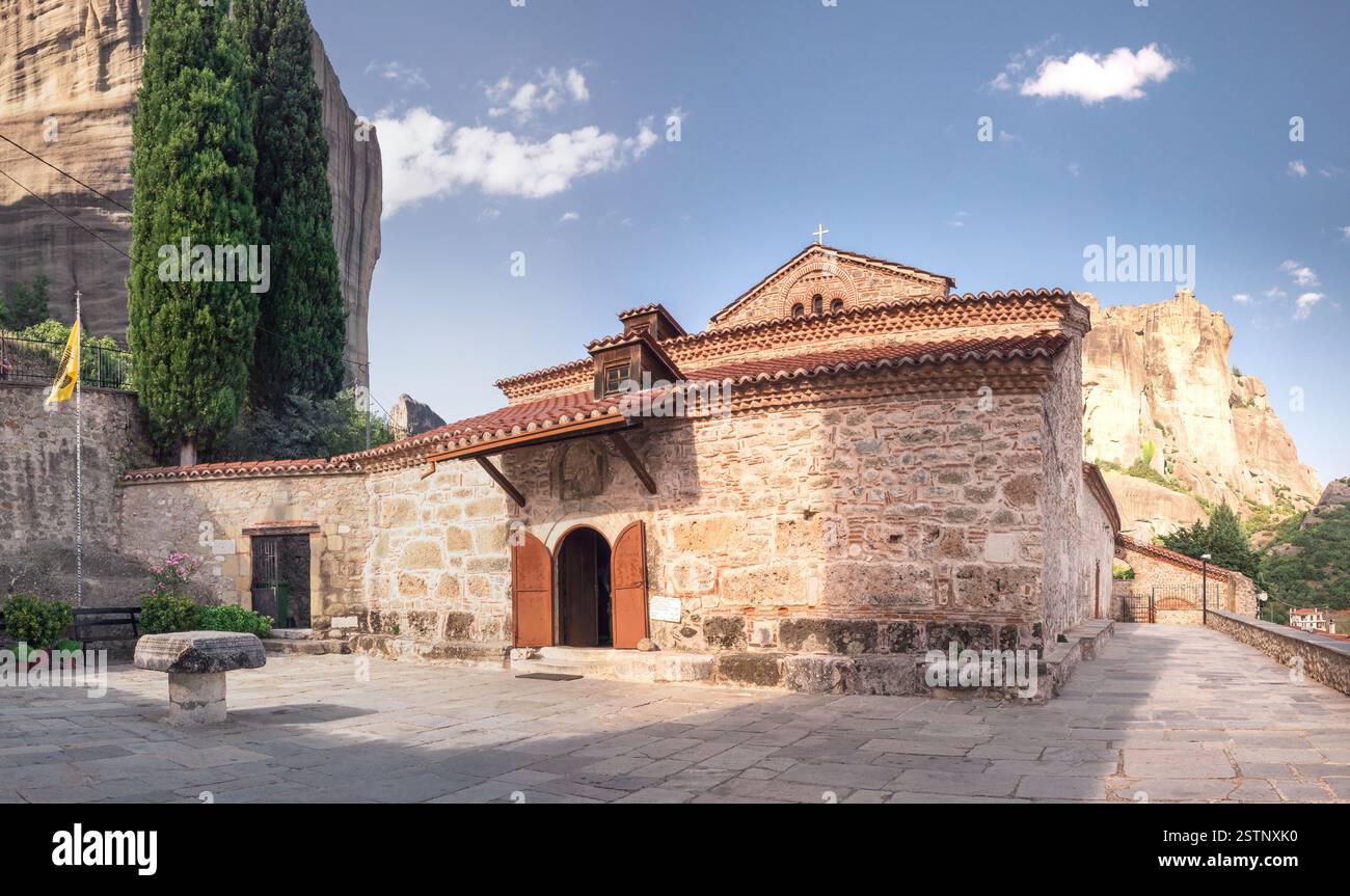 Ancient Byzantine church in Meteora, Greece Stock Photo - Alamy