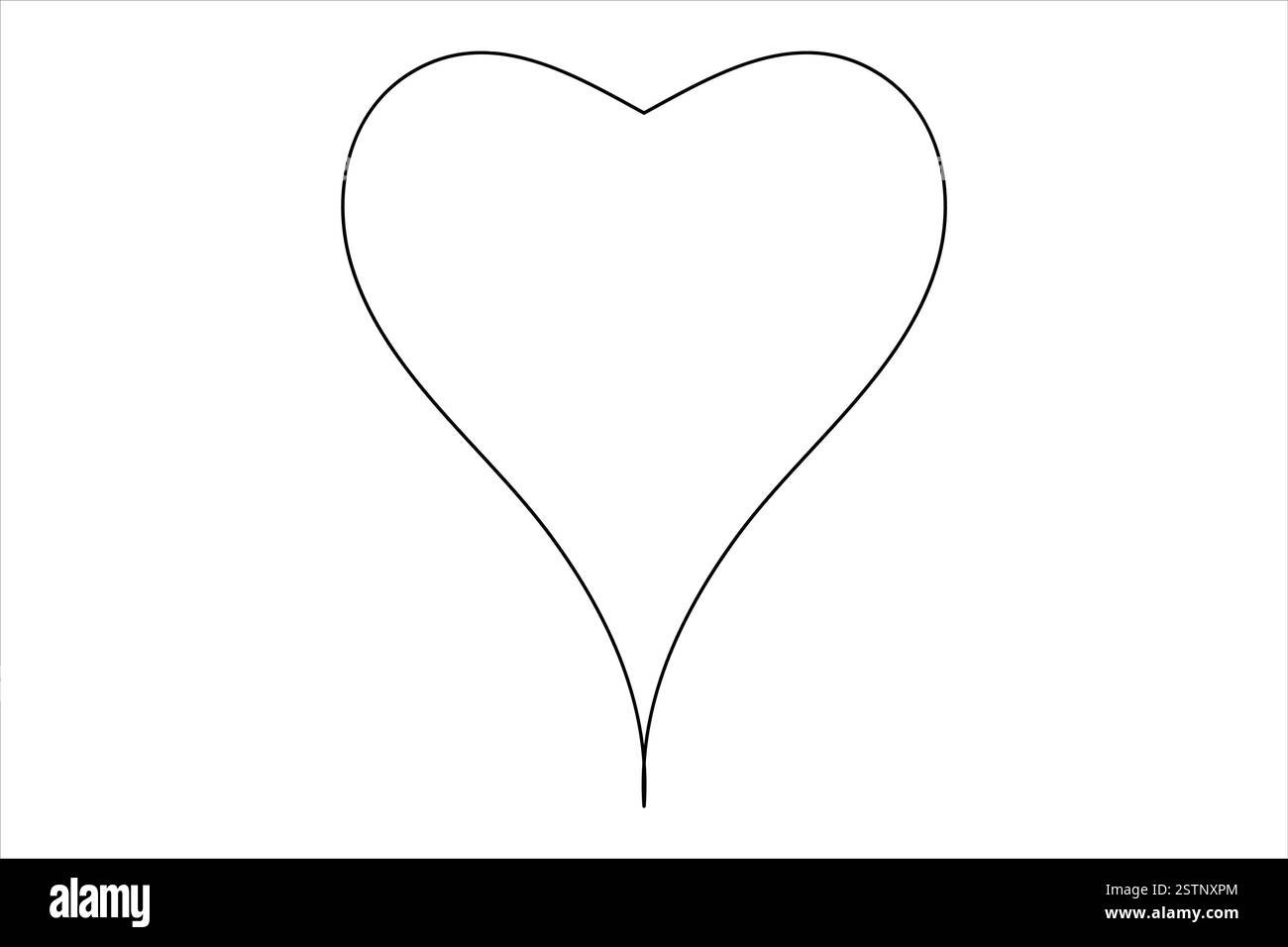 Heart, heart icon, heart shape, heart symbol isolated on a white ...