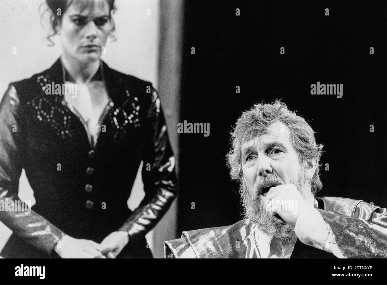 Sally Dexter (Regan), John Wood (Lear) in KING LEAR by Shakespeare at ...