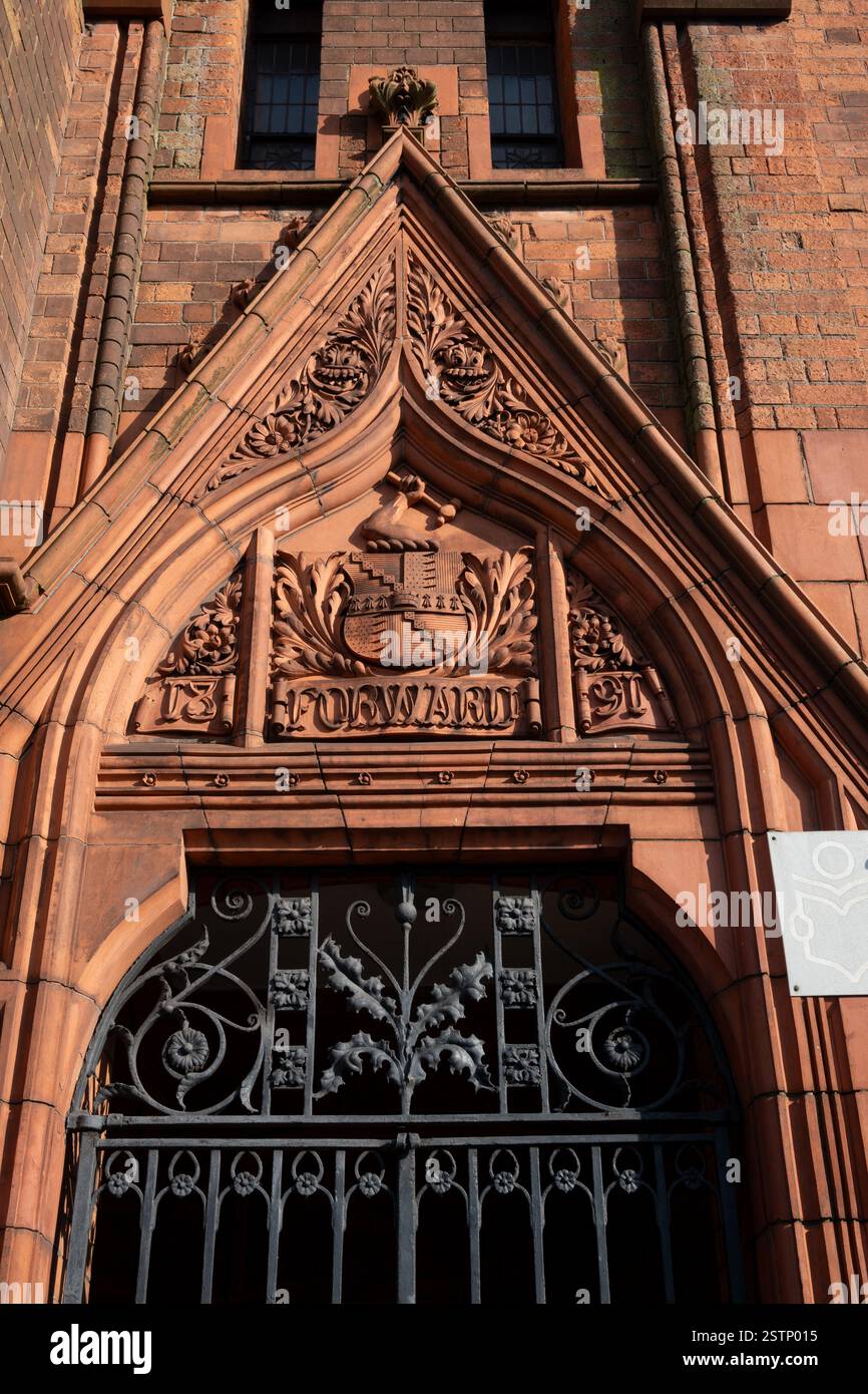 Spring Hill Library building detail, Ladywood, Birmingham, West ...