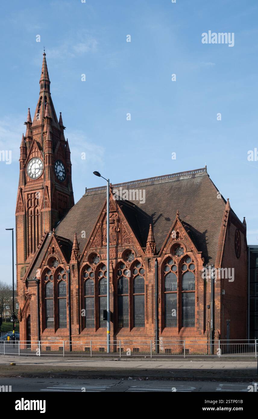 Spring Hill Library, Ladywood, Birmingham, West Midlands, England, UK ...