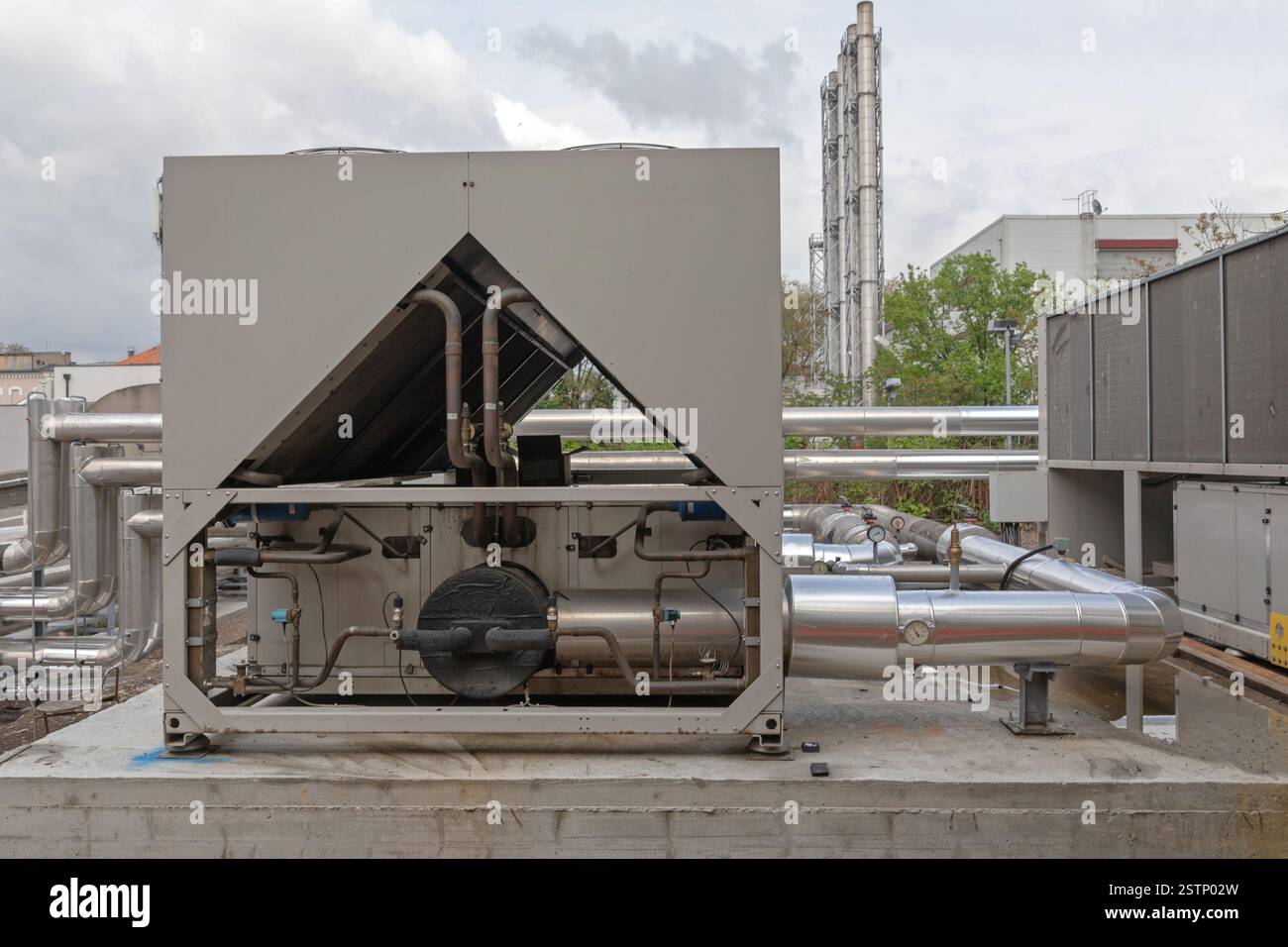 Heating Ventilation and Air Conditioning Hvac Equipment Stock Photo - Alamy