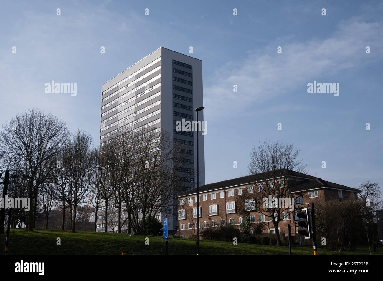 Salisbury Tower 20 storey tower block, Ladywood, Birmingham, West ...
