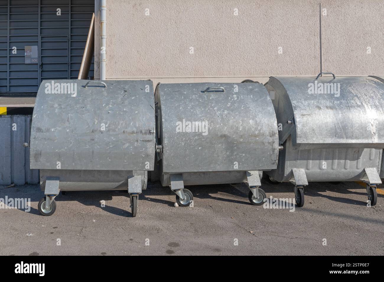 Wheeled Waste Containers Stock Photo - Alamy