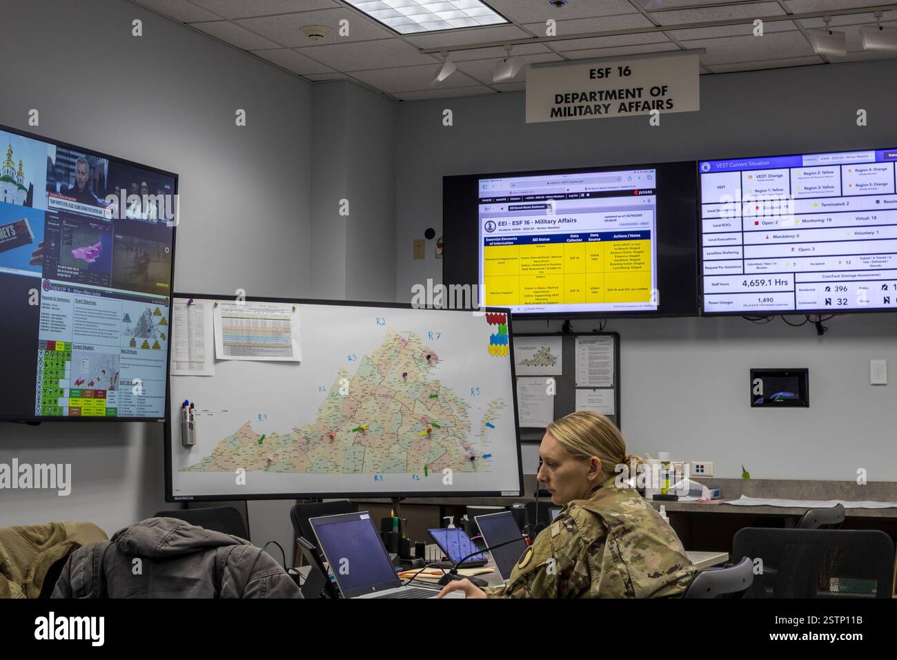 State Police, National Guard, and other emergency management personnel ...