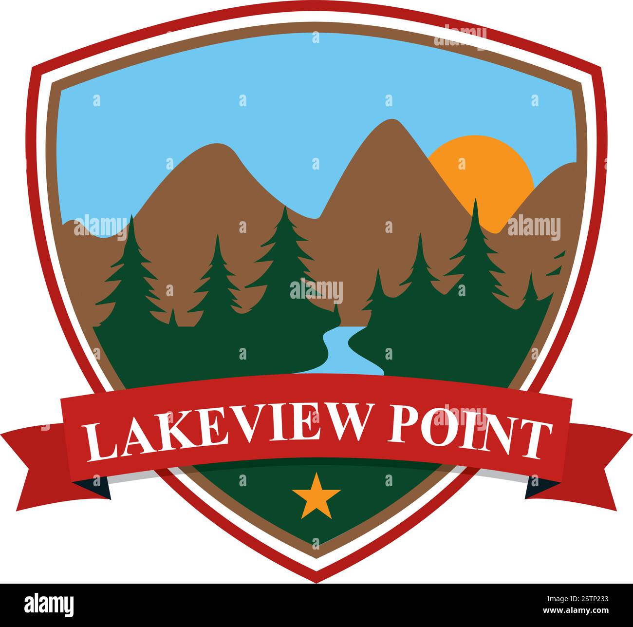 Serene outdoor view Cut Out Stock Images & Pictures - Alamy