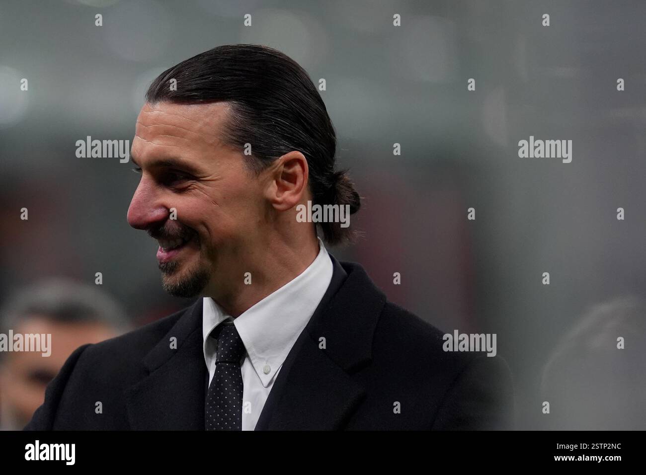 Milano, Italia. 15th Dec, 2024. Zlatan Ibrahimovic before the Milan and ...