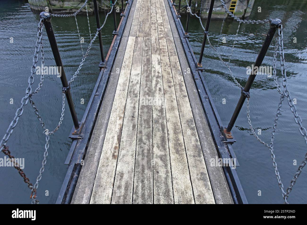 Movable Pedestrian Footbridge Stock Photo - Alamy
