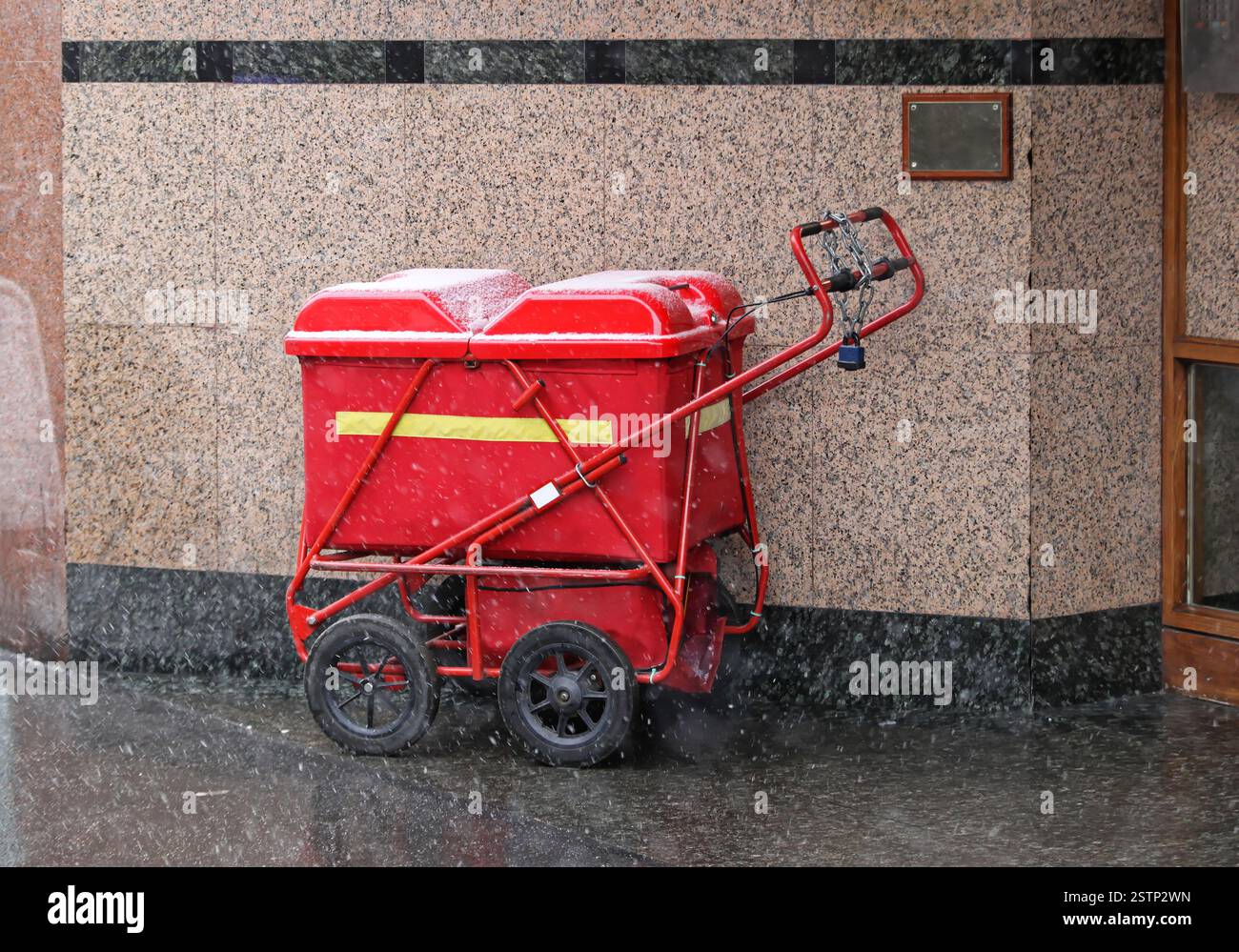 Postman Cart London Stock Photo - Alamy