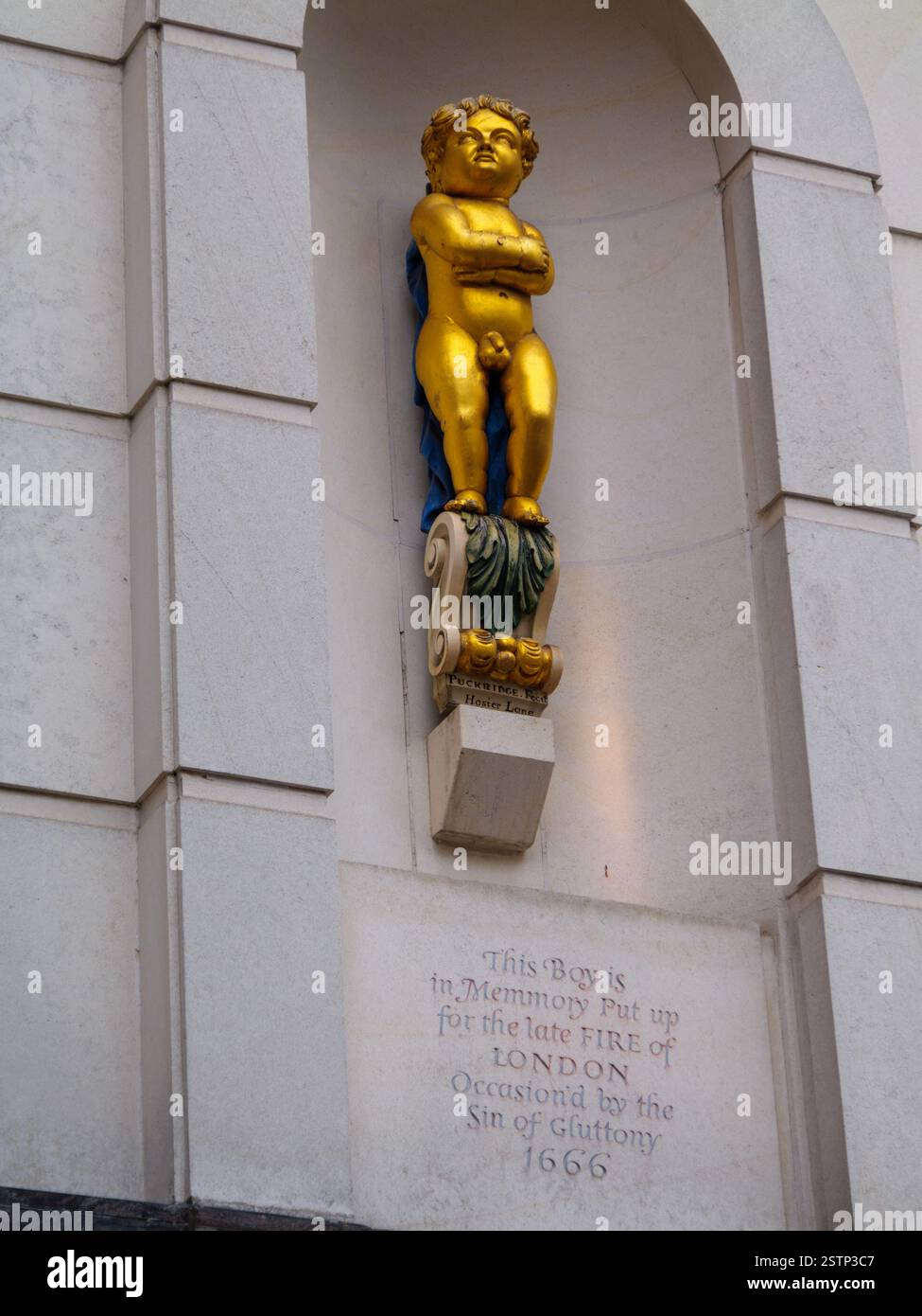 The Golden Boy of Pye Corner: A historic landmark in London, UK ...