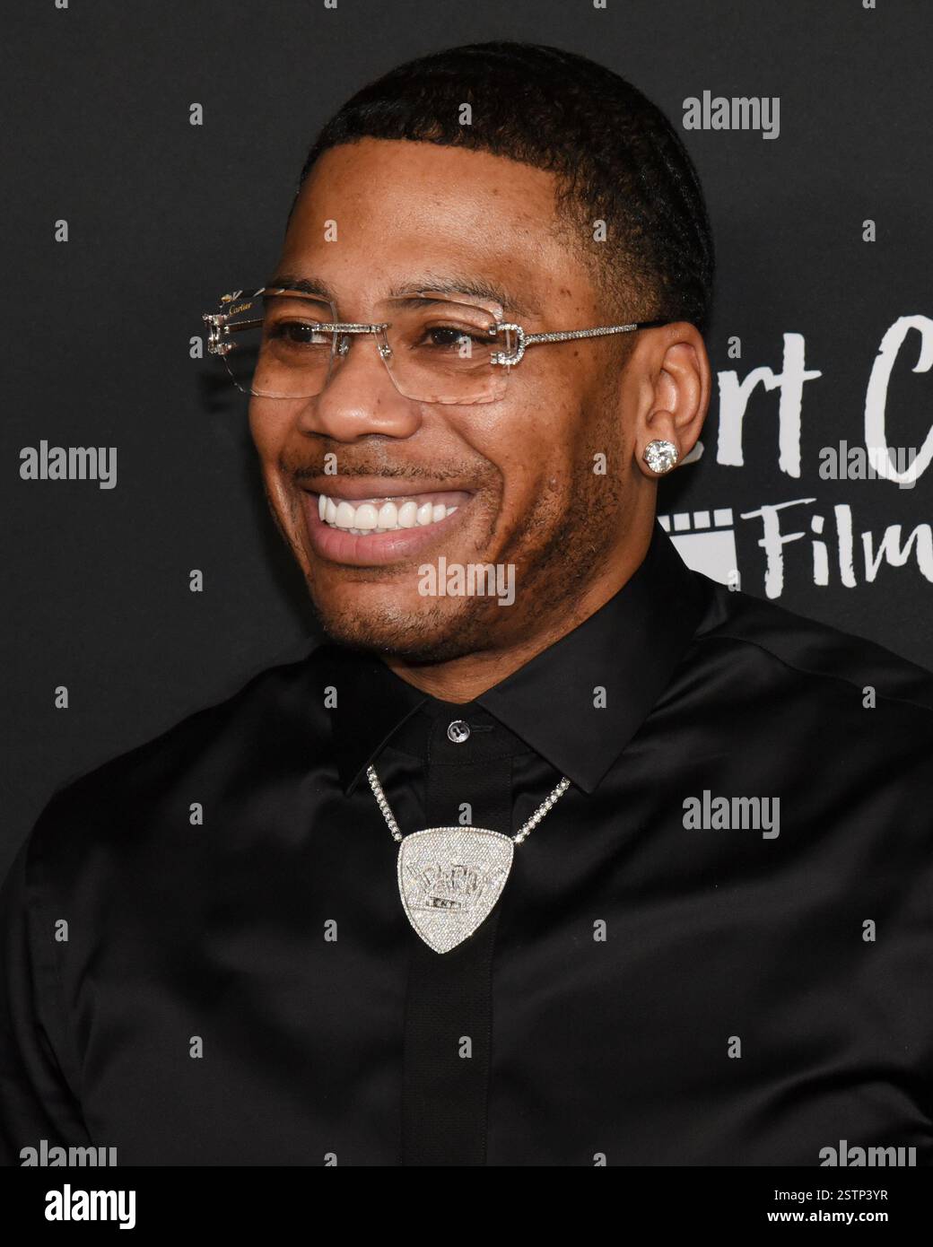 February 18, 2025, West Hollywood, California, USA: Nelly attends the ''No Address'' Red Carpet ...
