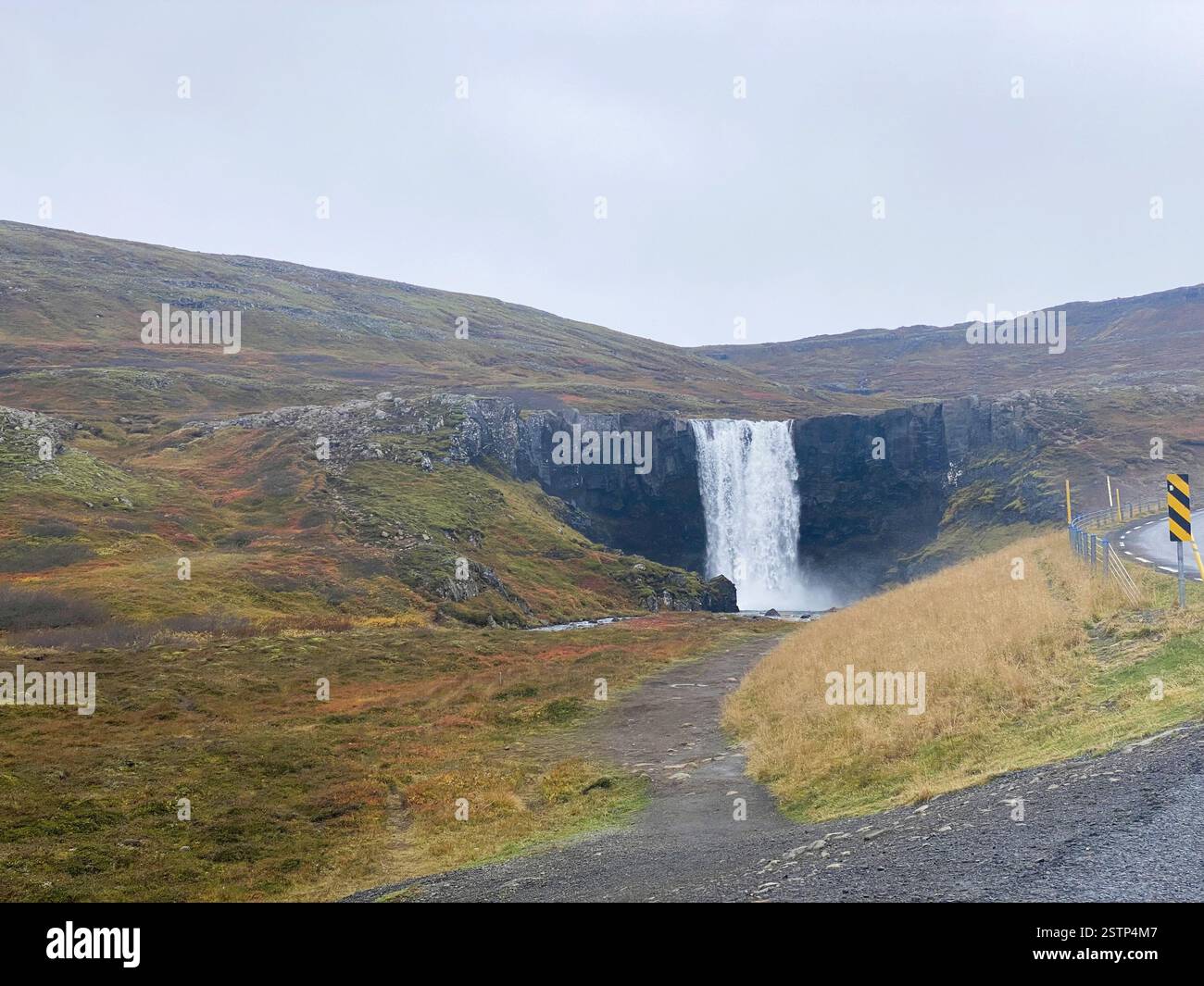 The photo captures a stunning natural landscape featuring a powerful ...