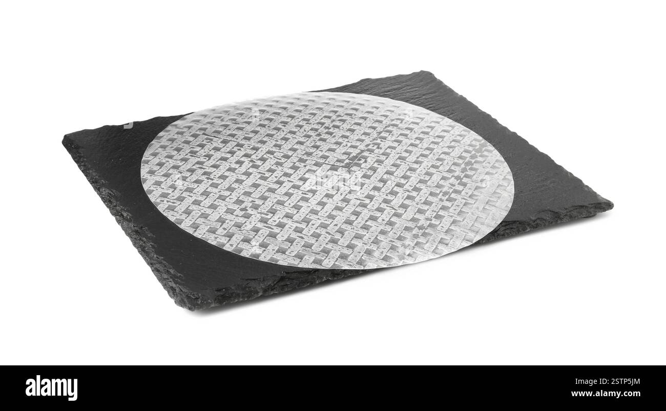 Edible rice paper sheet isolated on white Stock Photo - Alamy