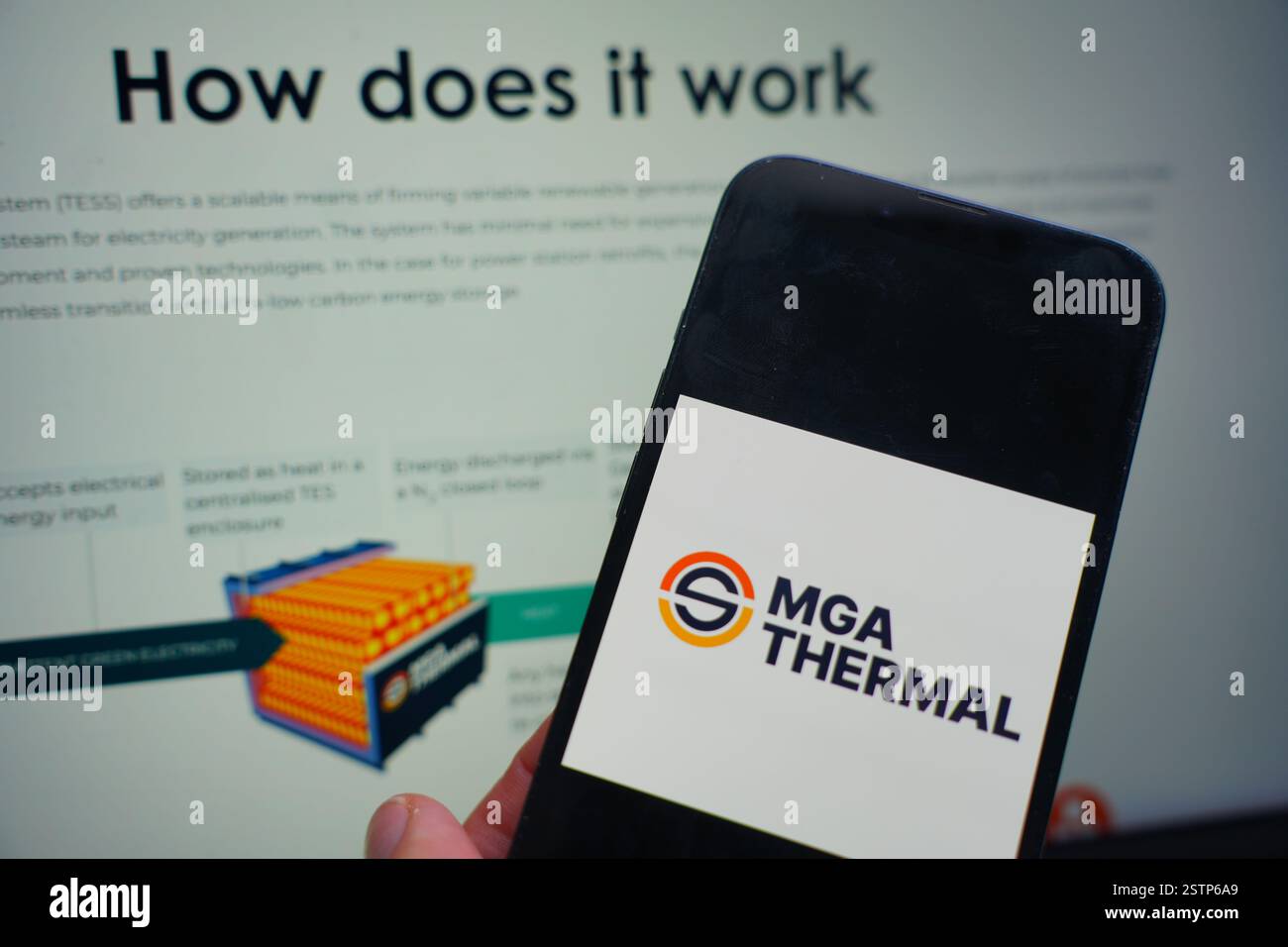 Roosendaal, The Netherlands - February 19, 2025: A mobile phone ...