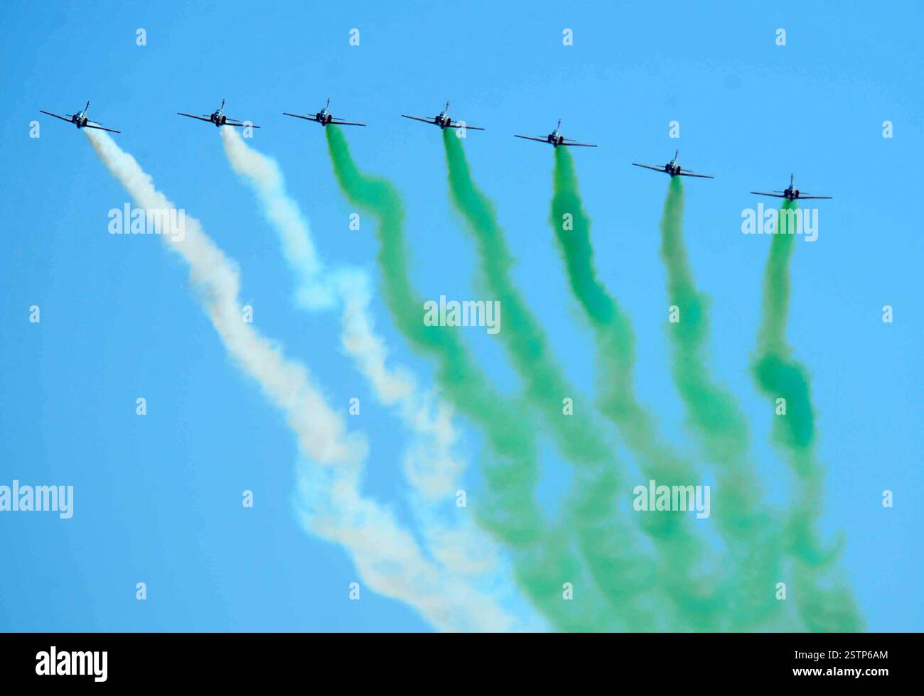 Pakistan Air Force world-renowned Sherdil Squadron Aircrafts present a ...