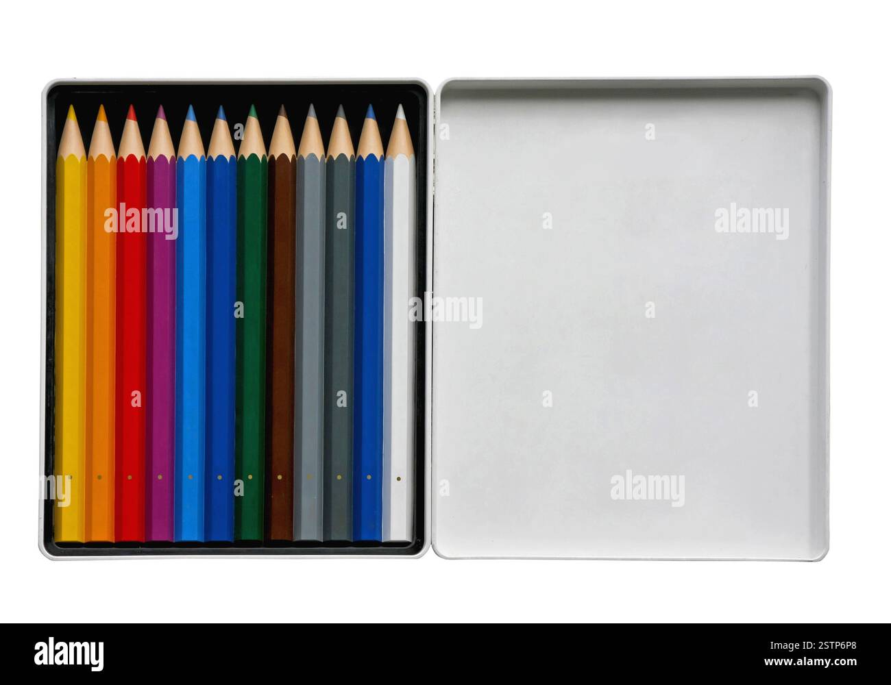 Colored Pencil Box Stock Photo - Alamy