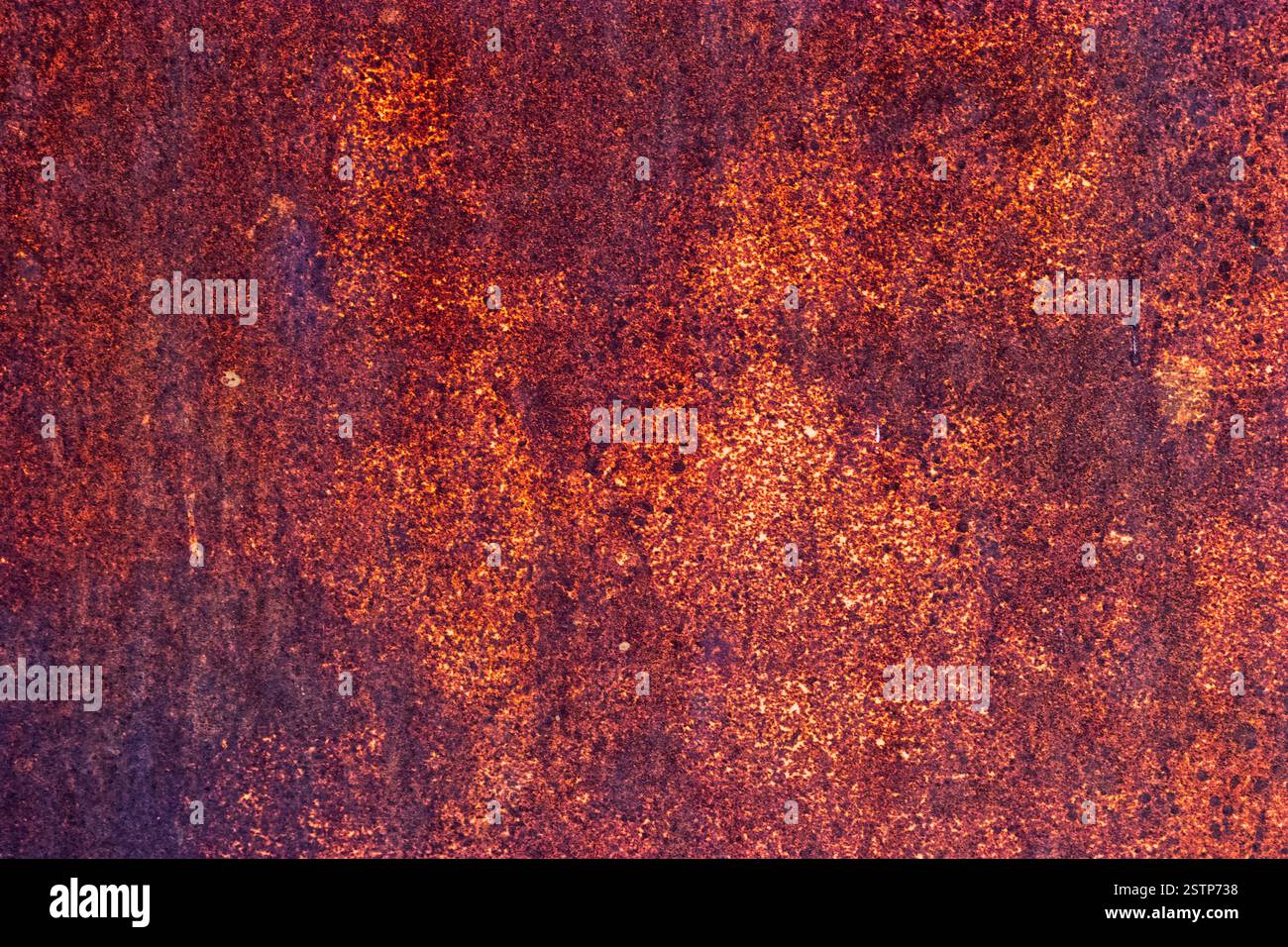 Colorful rusty iron sheet with spots of differen tones Stock Photo - Alamy