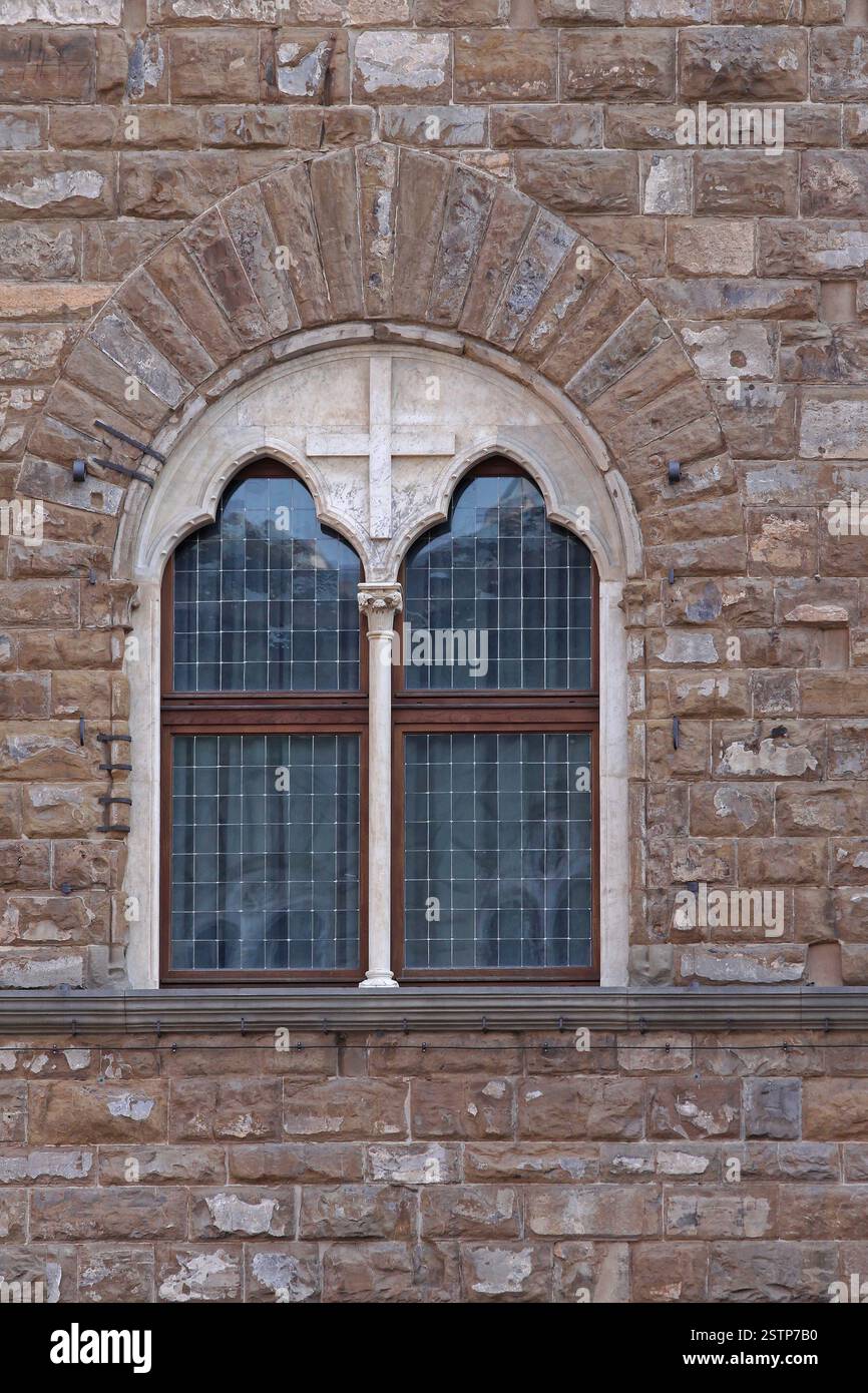 Church Windows Florence Stock Photo - Alamy