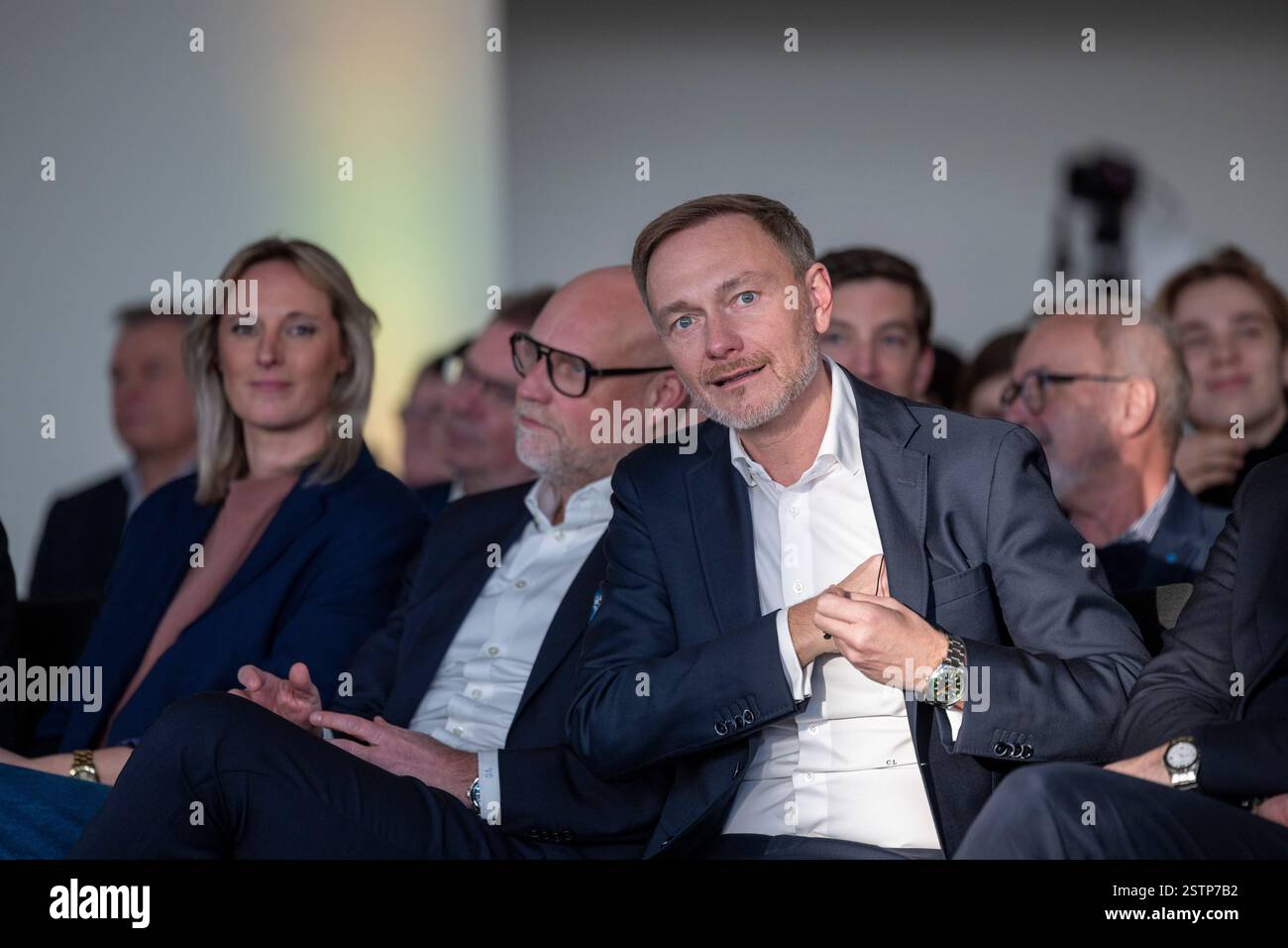 Cologne, Germany. 19th Feb, 2025. Christian Lindner, Federal Chairman ...