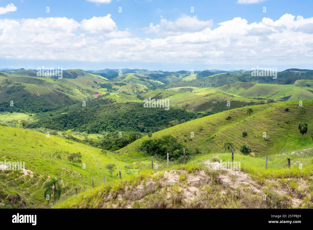 The Beautiful Green mountains of Cunha, in the countryside of Sao Paulo ...