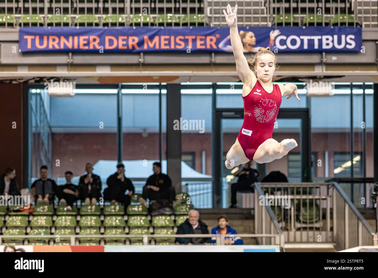 Cottbus, Germany. 19th Feb, 2025. Gymnastics, World Cup, podium ...