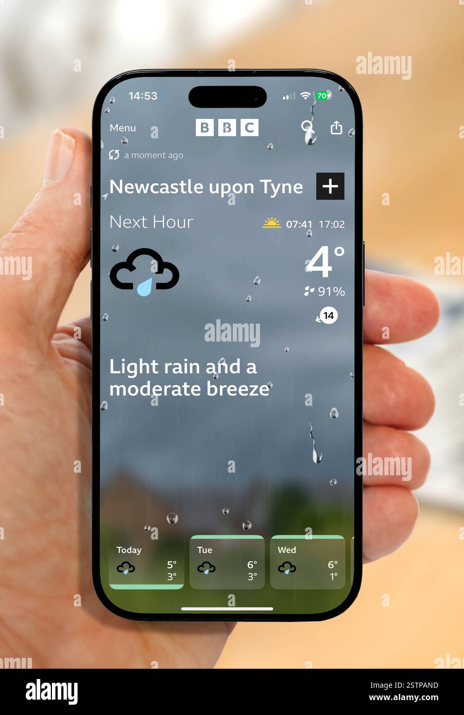 Weather meteorology app hi-res stock photography and images - Alamy