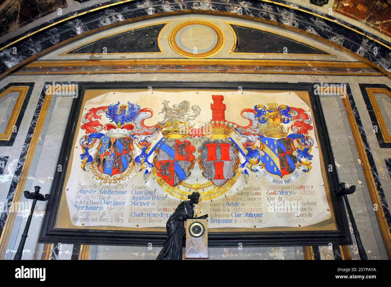 interior, Château d'Ussé, France, Europe Stock Photo - Alamy