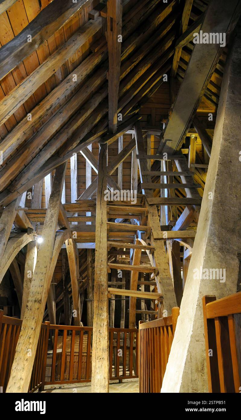 castle attic, Château d'Ussé, France, Europe Stock Photo - Alamy