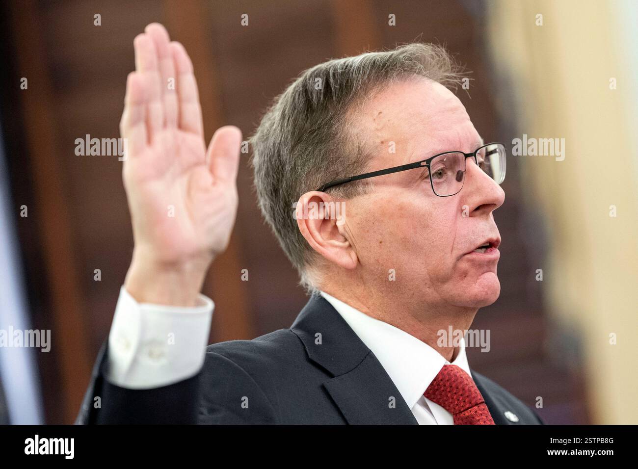 Washington, United States. 19th Feb, 2025. Paul Lawrence is sworn in ...