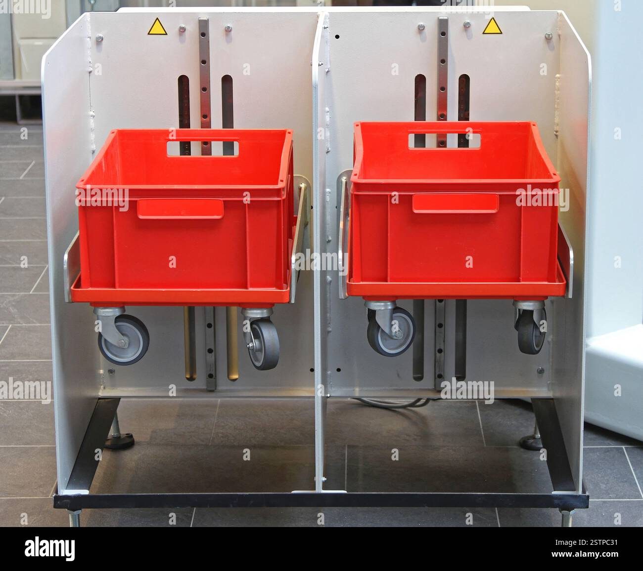 Two Plastic Crates Stock Photo - Alamy
