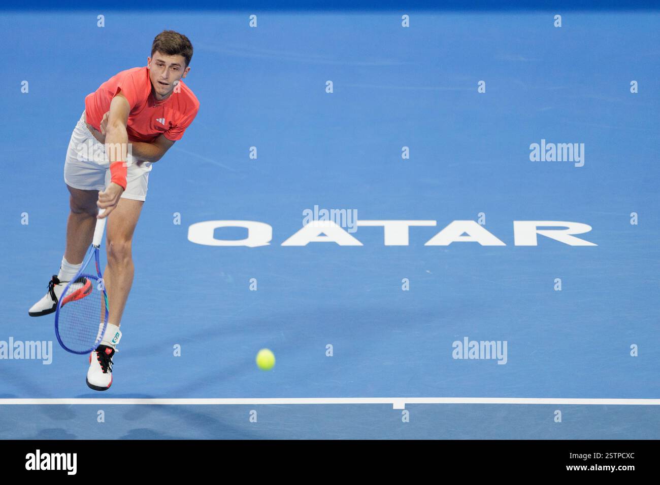Doha, Qatar. 19th Feb, 2025. Luca Nardi of Italy during the 2025 Qatar ...