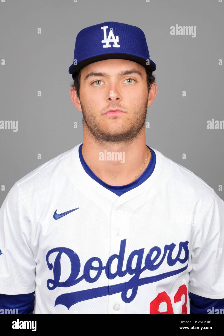 This is a 2025 photo of pitcher Jackson Ferris of the Los Angeles ...