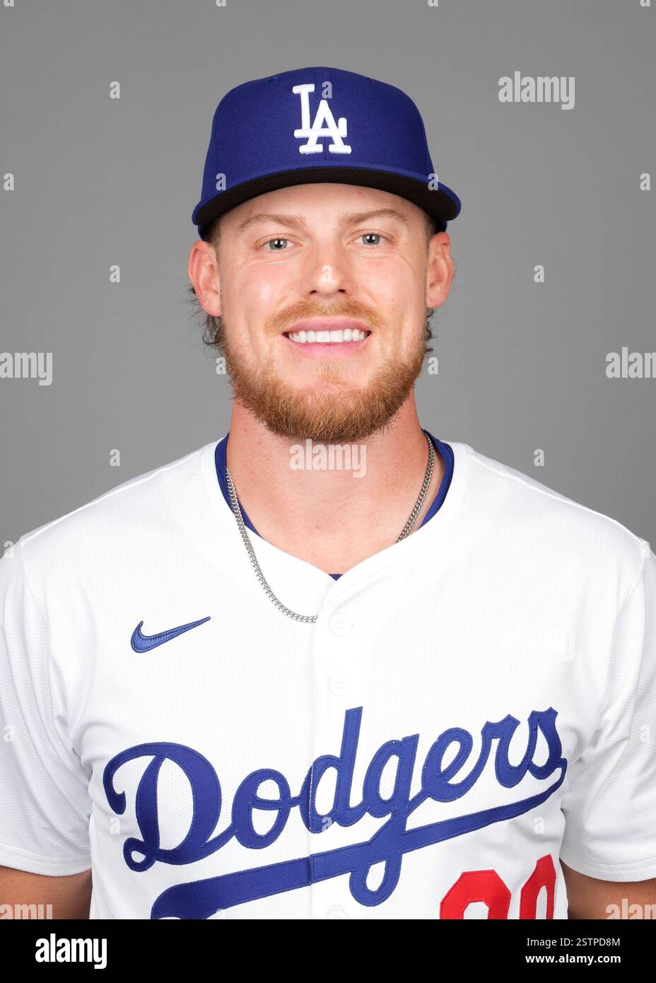 This is a 2025 photo of pitcher Sam Carlson of the Los Angeles Dodgers ...