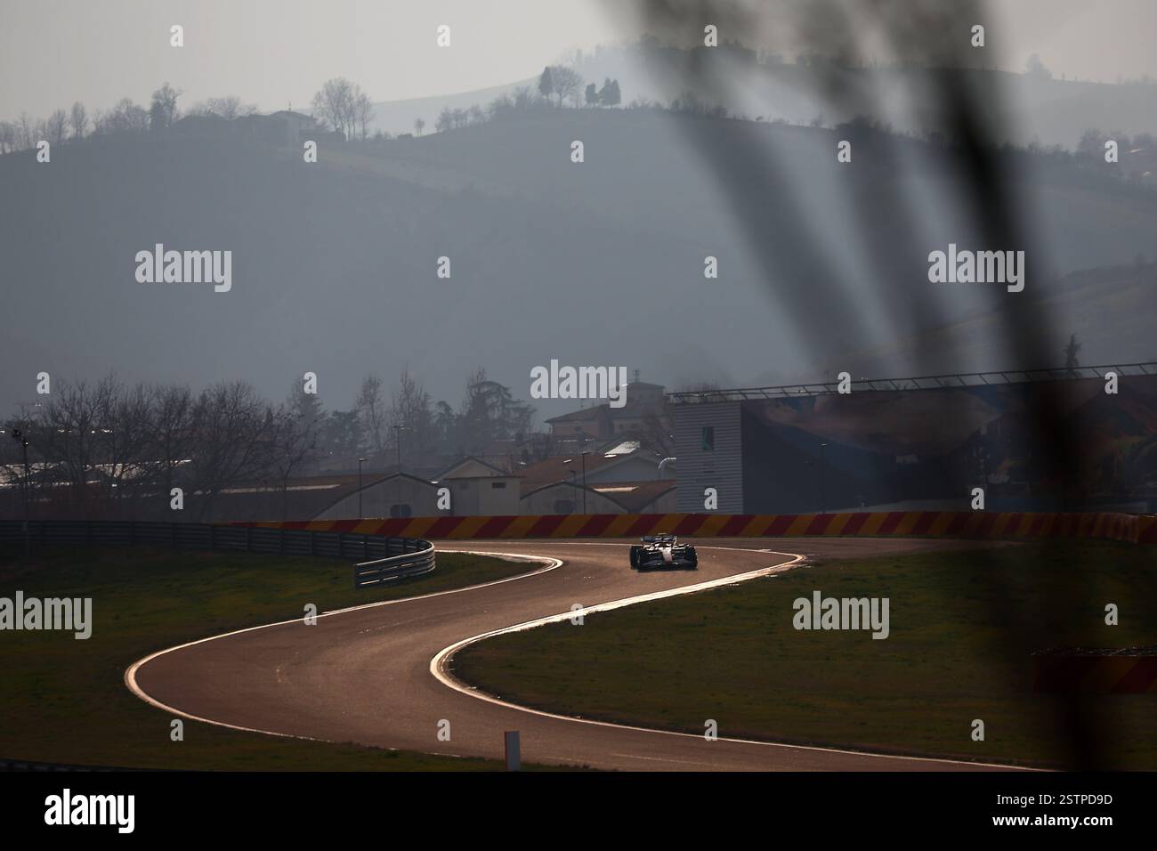 Modena, Italy. 19th Feb, 2025. Lewis Hamilton on track during a ...