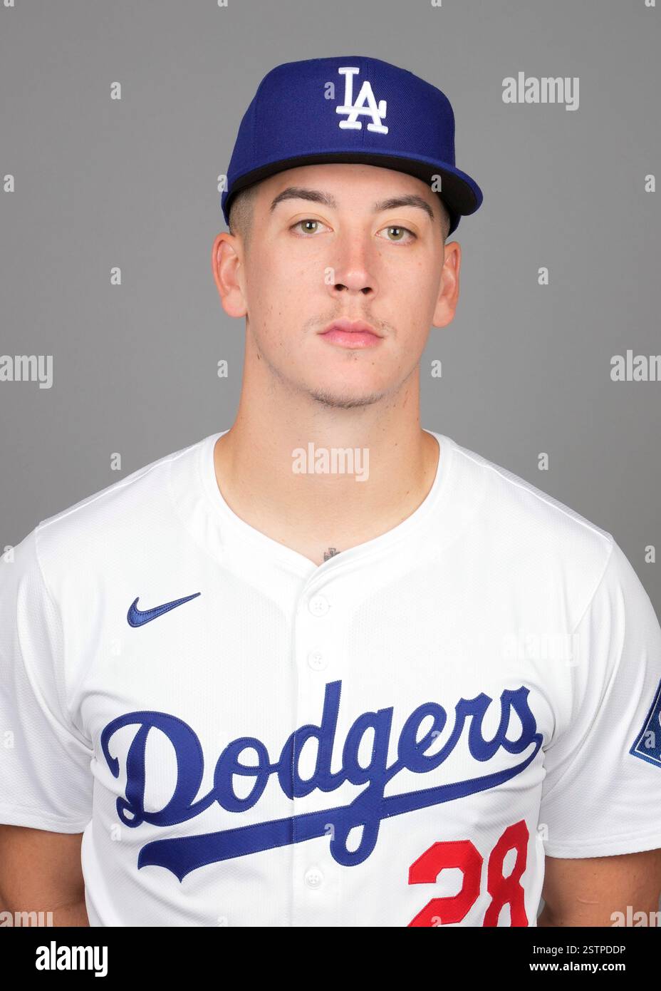 This is a 2025 photo of pitcher Bobby Miller of the Los Angeles Dodgers ...