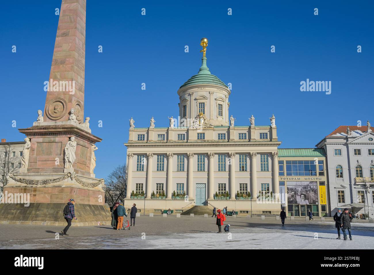 Obelisk, Altes Rathaus, Potsdam Museum, Alter Markt, Potsdam ...