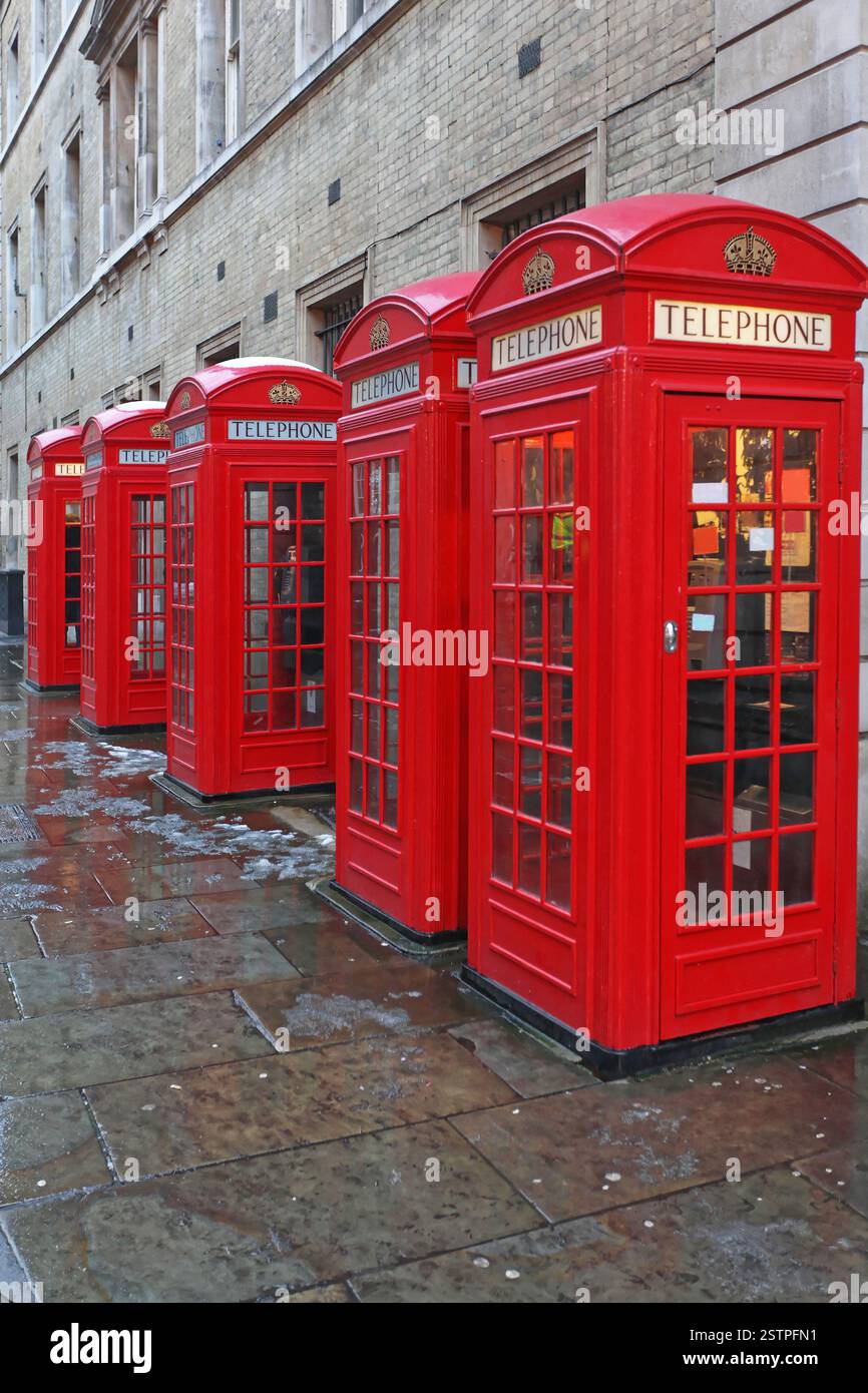 Red Telephone Boxes Stock Photo - Alamy
