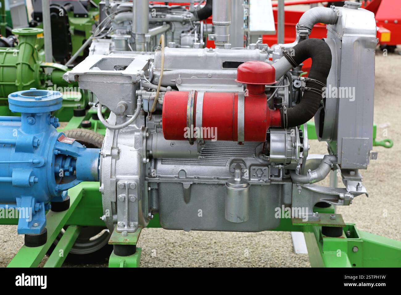 Water Pump Engine Stock Photo - Alamy