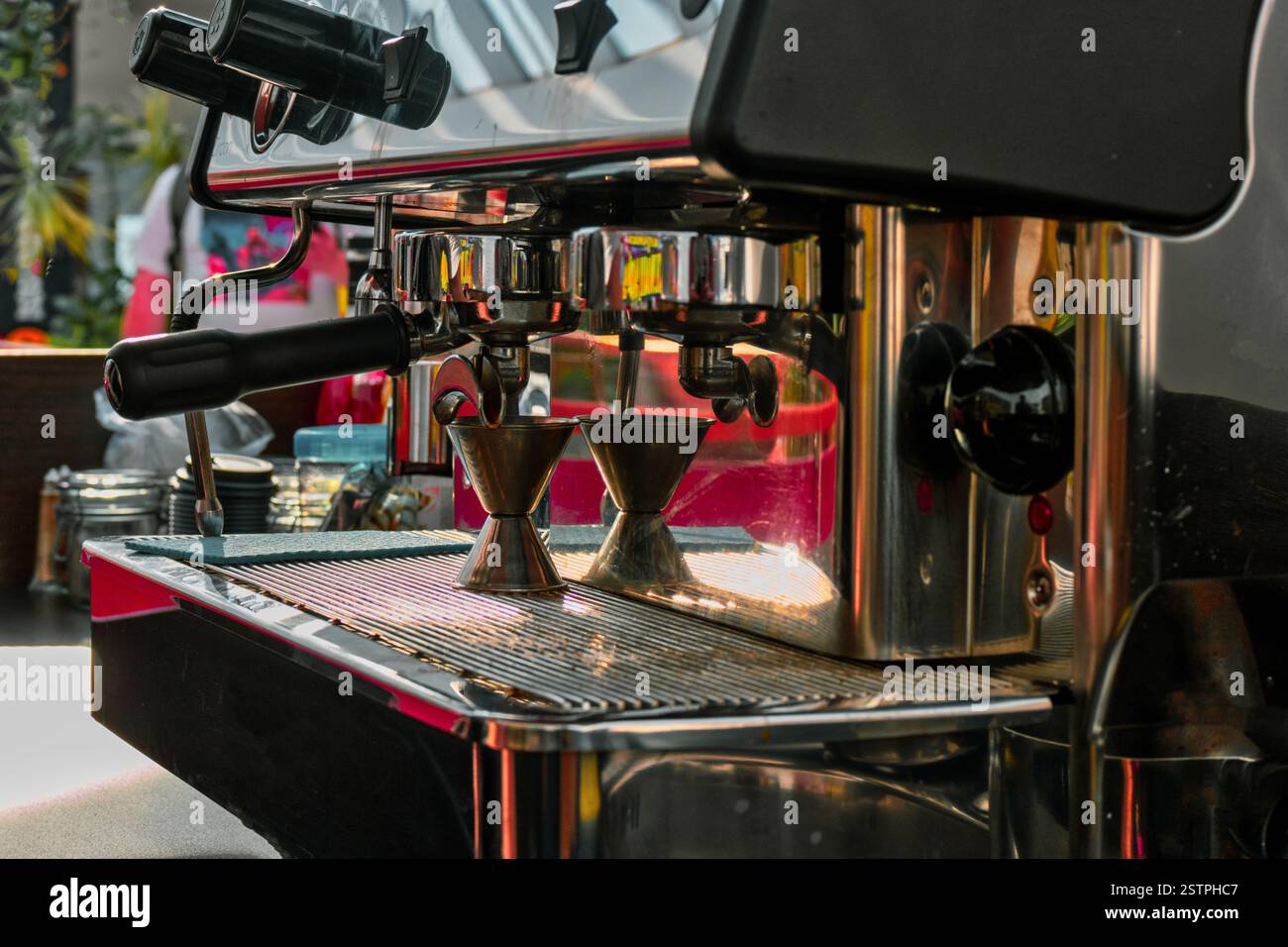 Coffee machine side view hi-res stock photography and images - Alamy