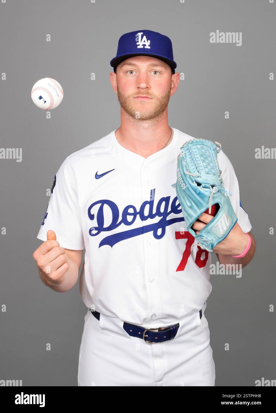 This is a 2025 photo of pitcher Ben Casparius of the Los Angeles ...
