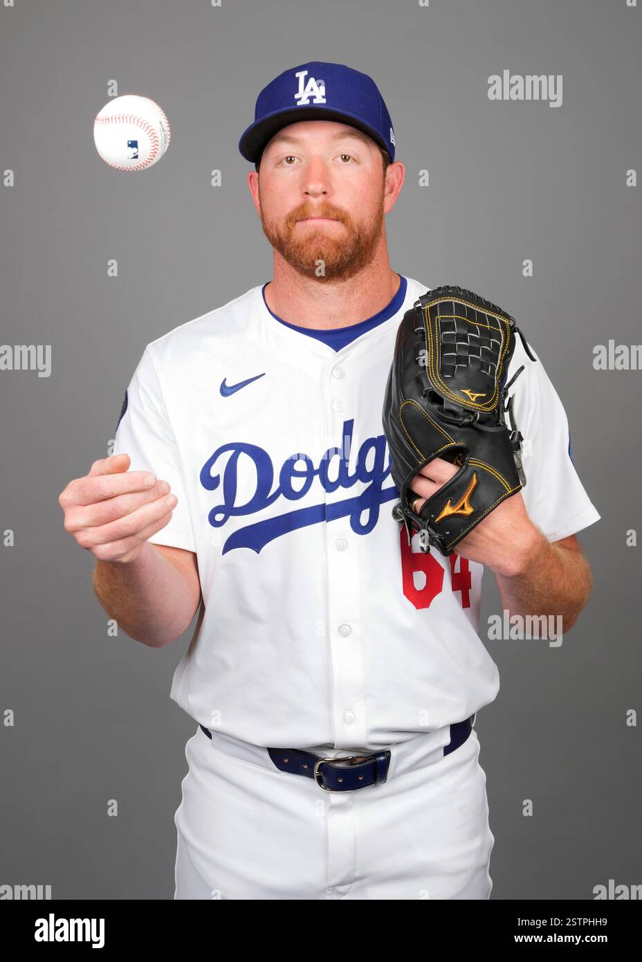 This is a 2025 photo of pitcher Matt Sauer of the Los Angeles Dodgers ...